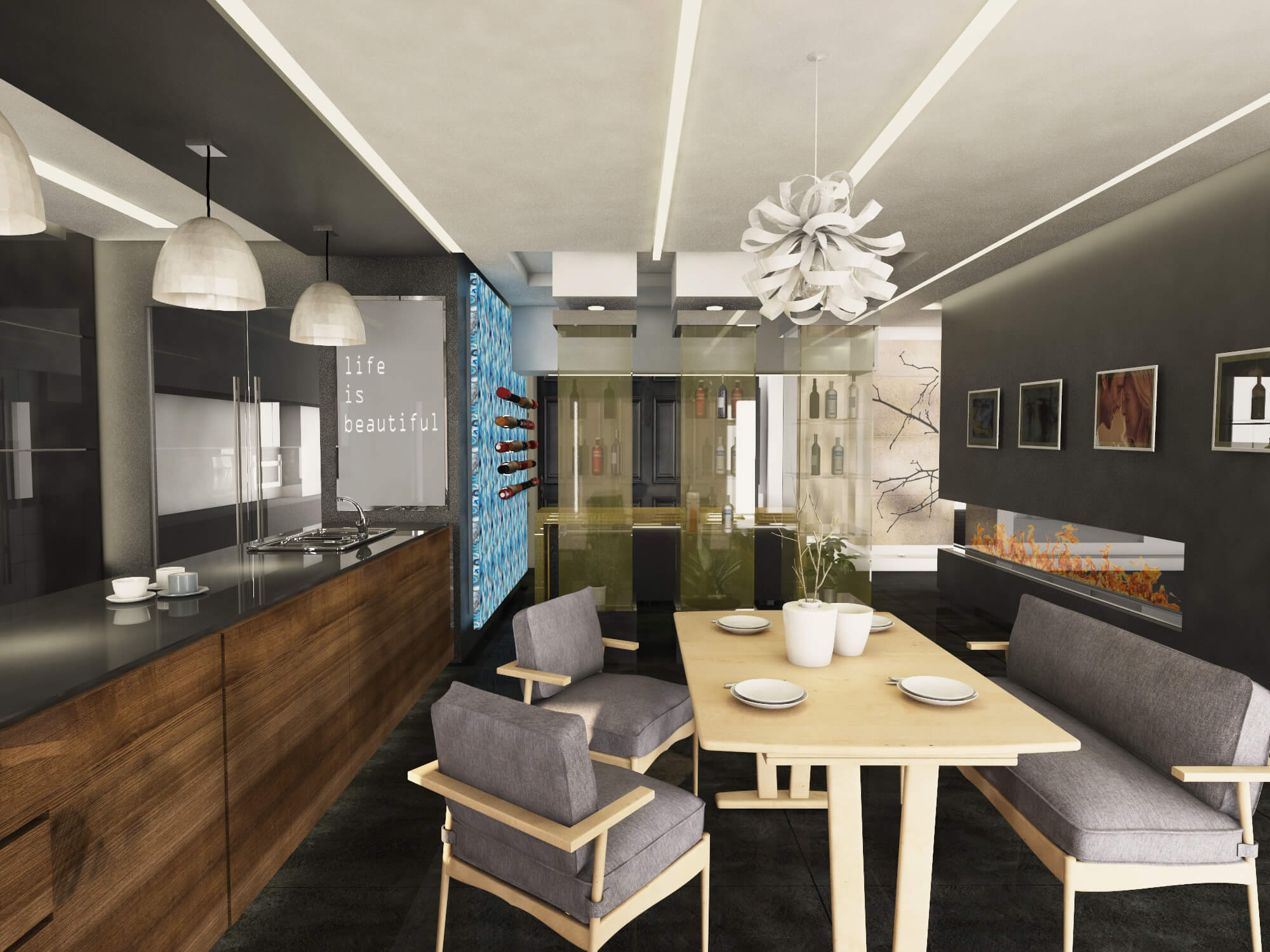 Project : Bookan Aparment Interior Design | Kourosh A. Samani Architects